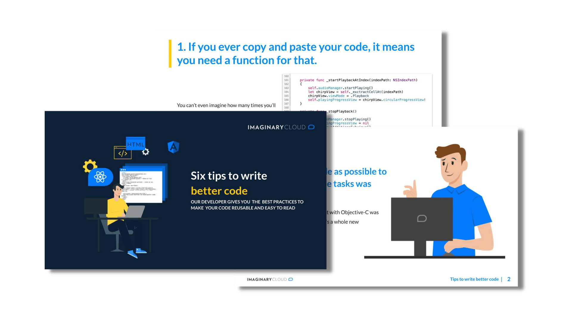 Tips to write better code